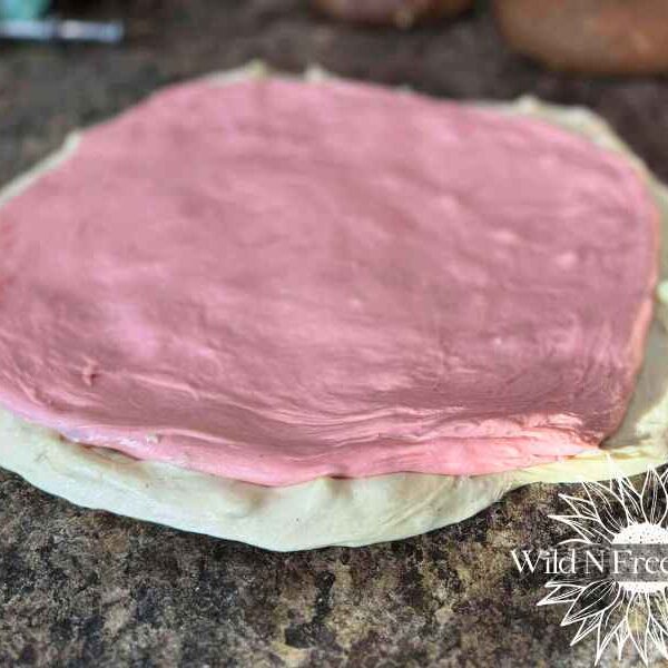 Candy Cane Sourdough Bread